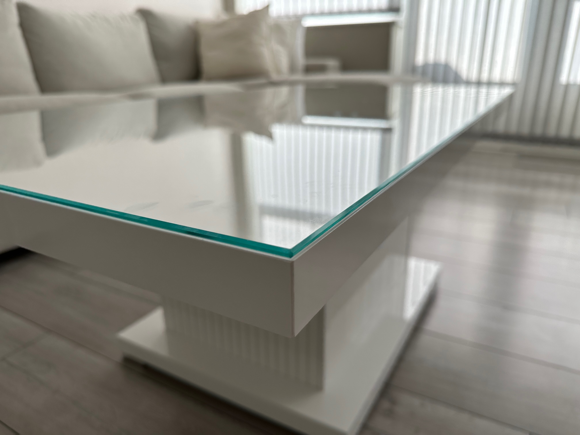 Glass Coffee Tables - Bespoke Toughened Glass Cut to Size